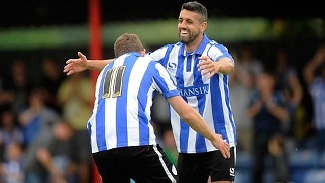 Marco Matías marca uno de los goles de la temporada