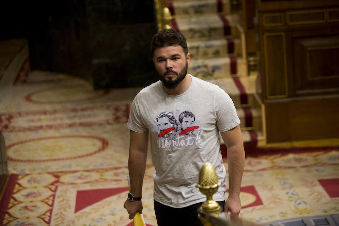 Gabriel Rufián: sus «looks» más extravagantes
