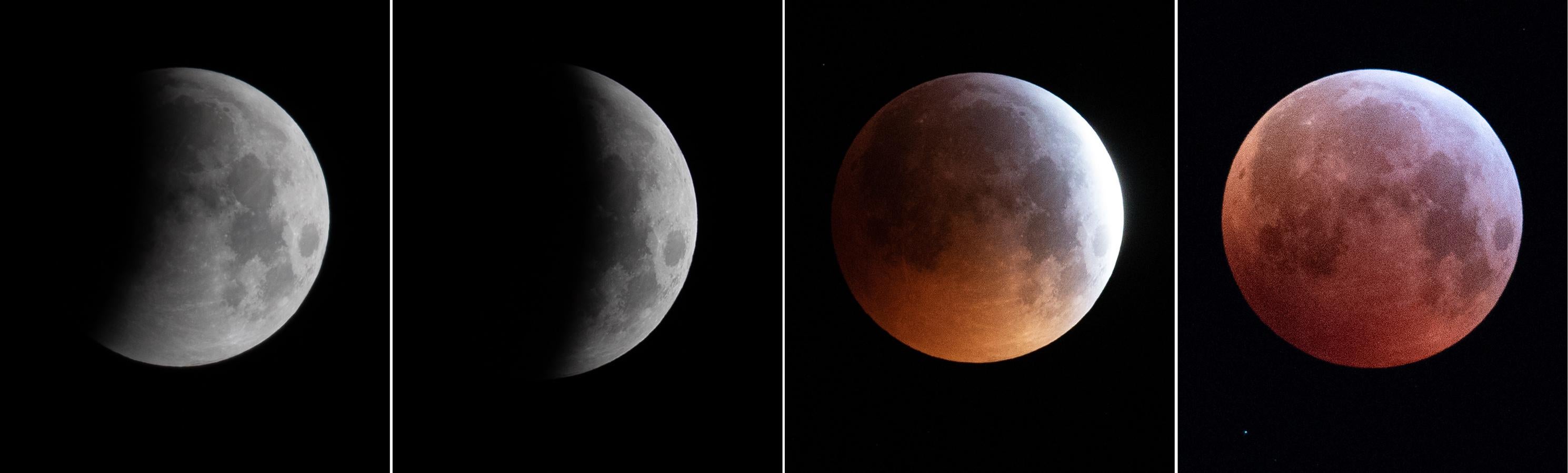 Las imágenes más espectaculares del eclipse de la superluna de «sangre ...
