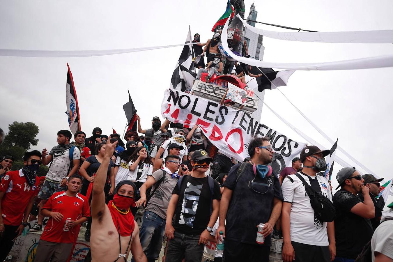 Las imágenes más impactantes de las protestas en Chile