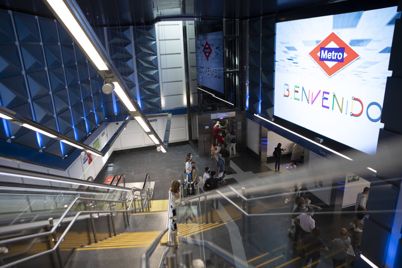 La nueva estación de Metro de Gran Vía, en imágenes