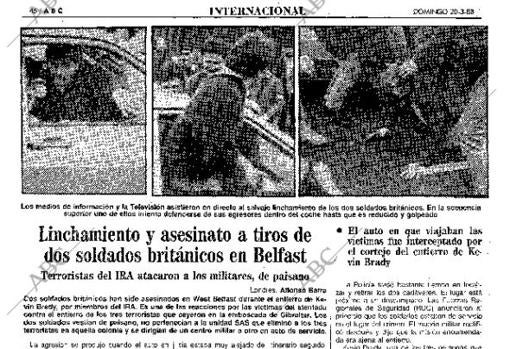 SAS vs IRA: el misterio tras el baño de sangre perpetrado por soldados ...