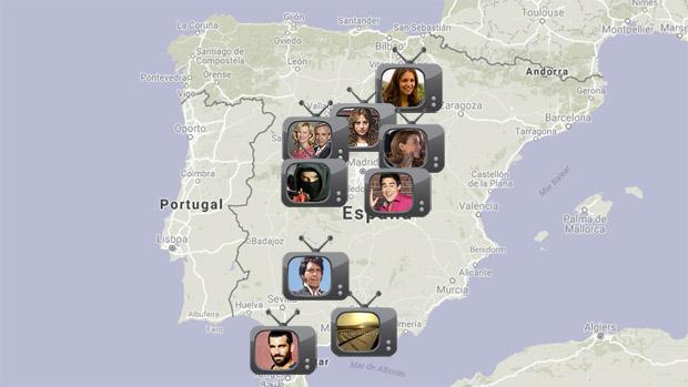 El mapa de las series: Aquí se graba lo mejor de la ficción española