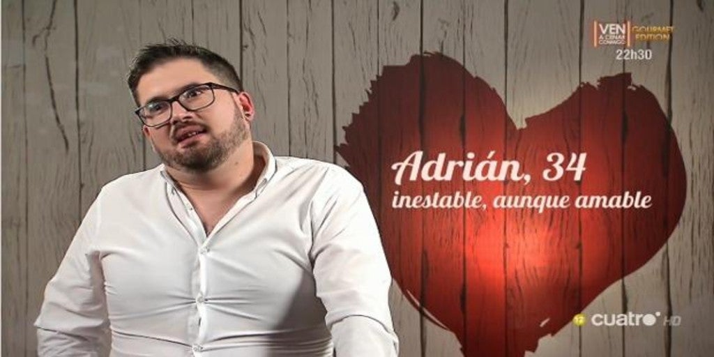 First dates: Un introvertido y «áspero» comensal sorprende a su cita ...
