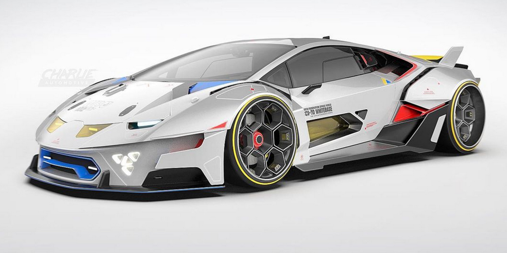 Un Lamborghini inspirado en los robots de los 80, lujo al alcance de ...
