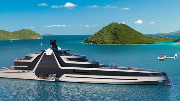 Stella del Sud, un yate inspirado en un diamante